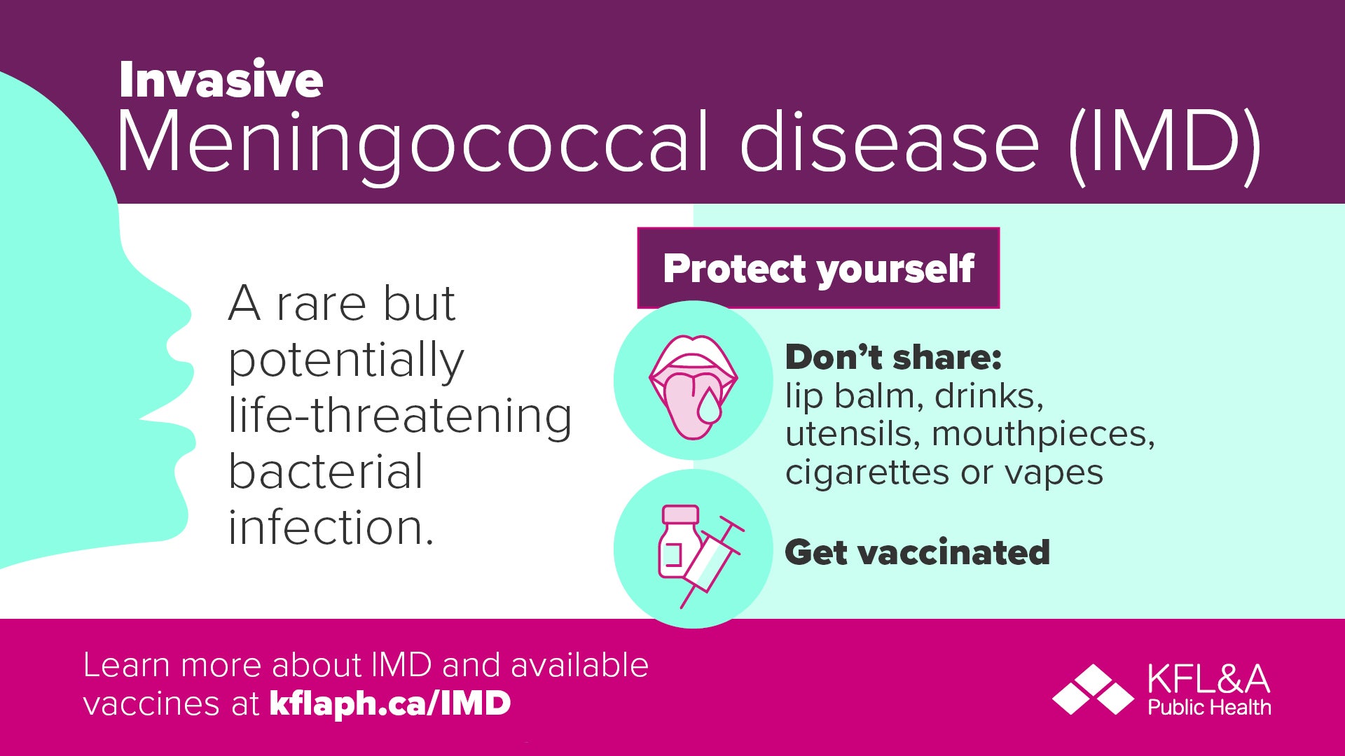 KFL&A Public Health Update for Post-Secondary Students on IMD - St Lawrence