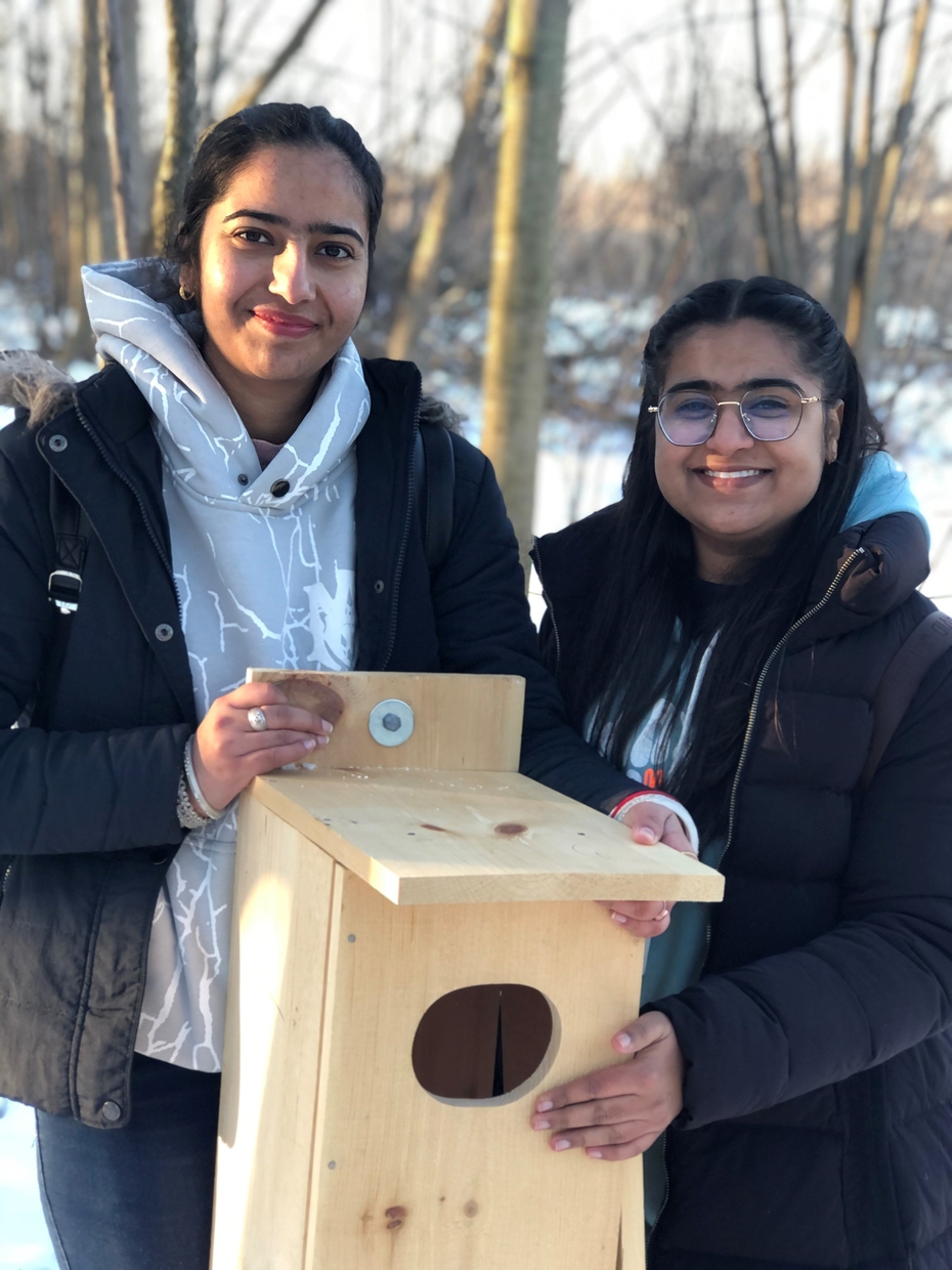 Students Build Duck Boxes at Cooper Marsh - St. Lawrence College